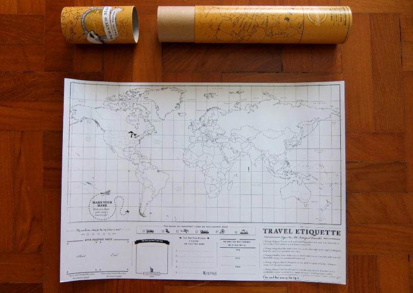 Scratch Map: A Unique Personalized World Travel Map for Travel ...